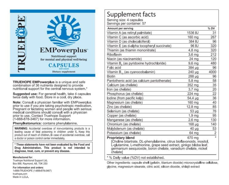 Truehope EMP « Firstline Nutrition