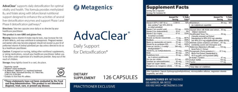 AdvaClear « Firstline Nutrition